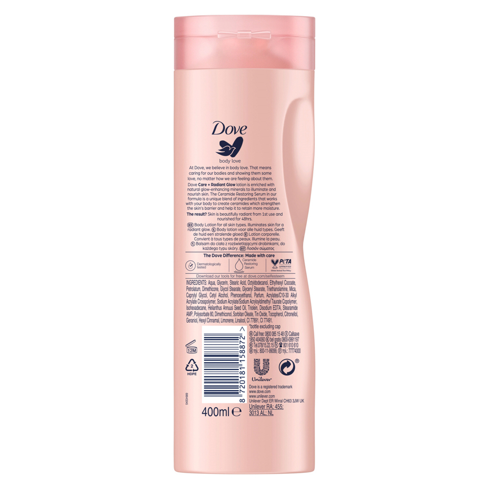 Dove Body Love Care + Radiant Glow Body Lotion 400ml | Tully's Castlerea